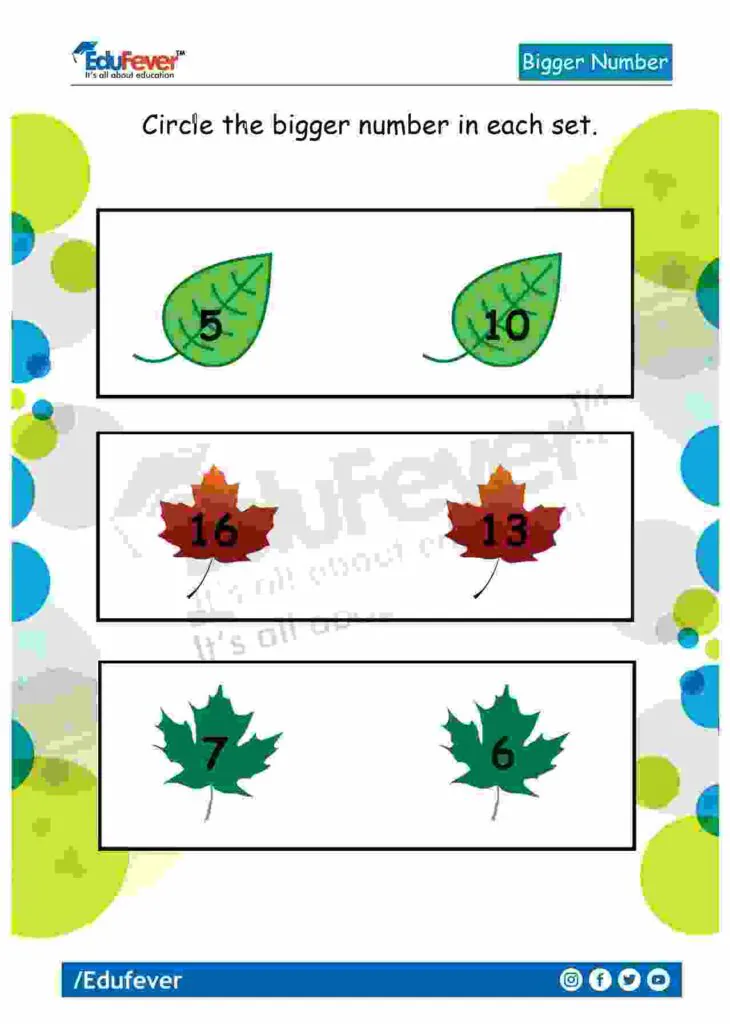 Get Latest Color the Object With Bigger Number - LKG