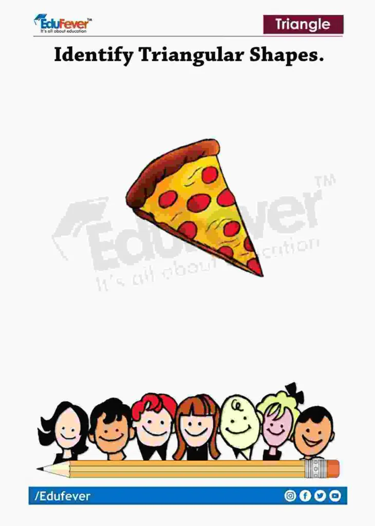 Get Latest Identifying Triangular Shapes LKG Maths Worksheets